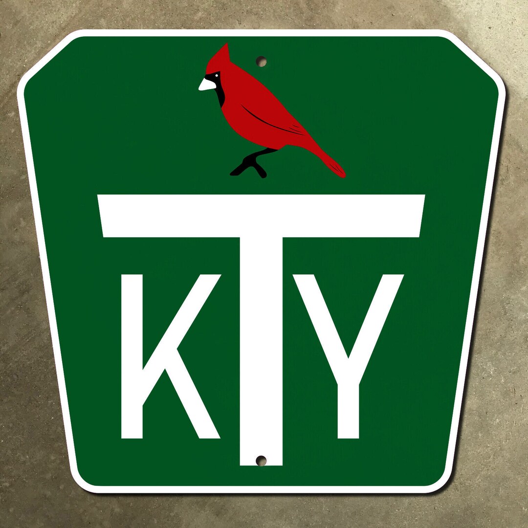 Kentucky Turnpike Highway Marker Road Sign Route Shield 1954 Louisville ...