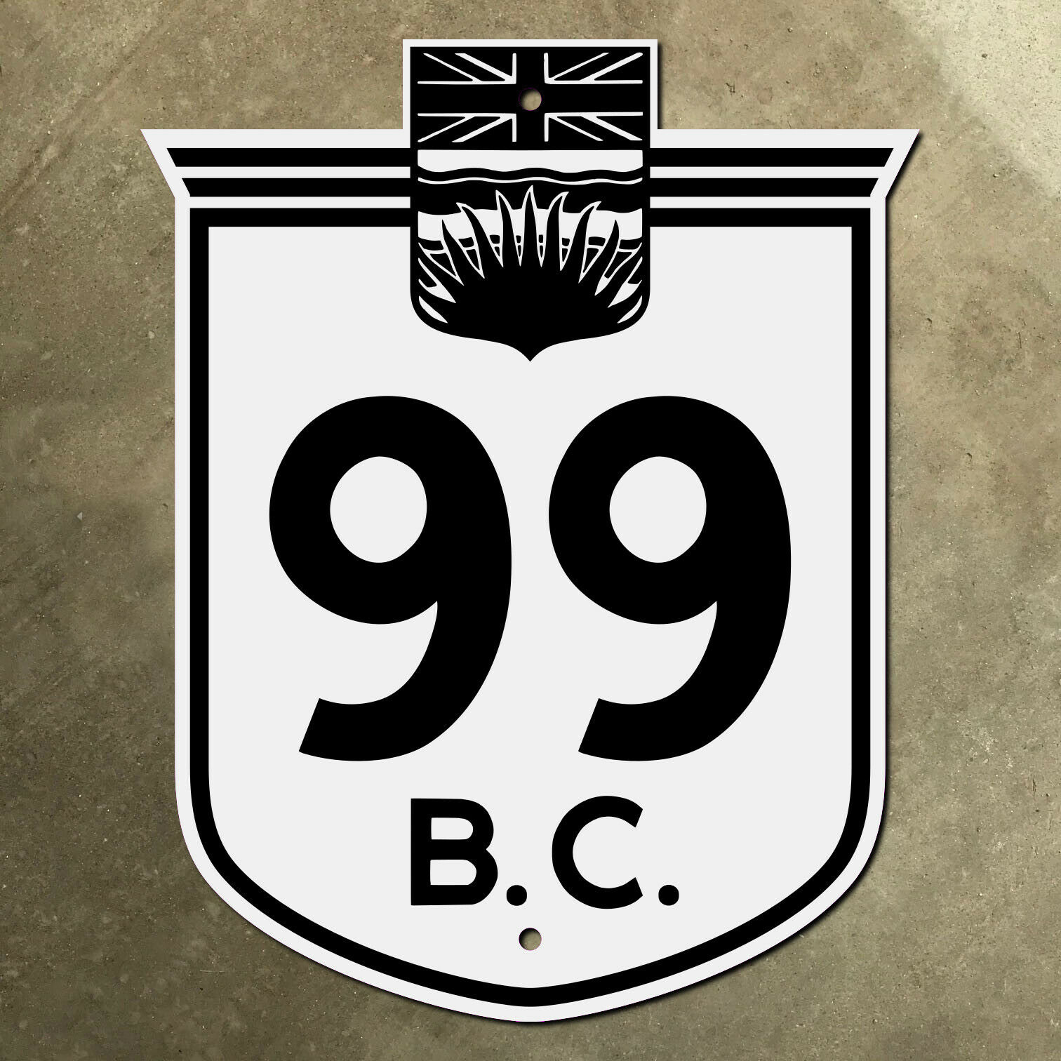 British Columbia Highway 99 Route Marker Road Sign Canada - Etsy