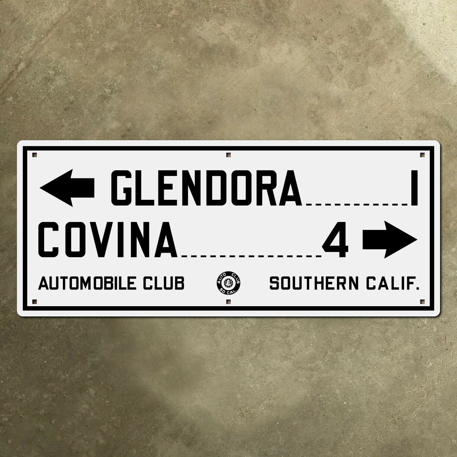 ACSC Glendora Covina highway road sign California US Route 66 | Etsy
