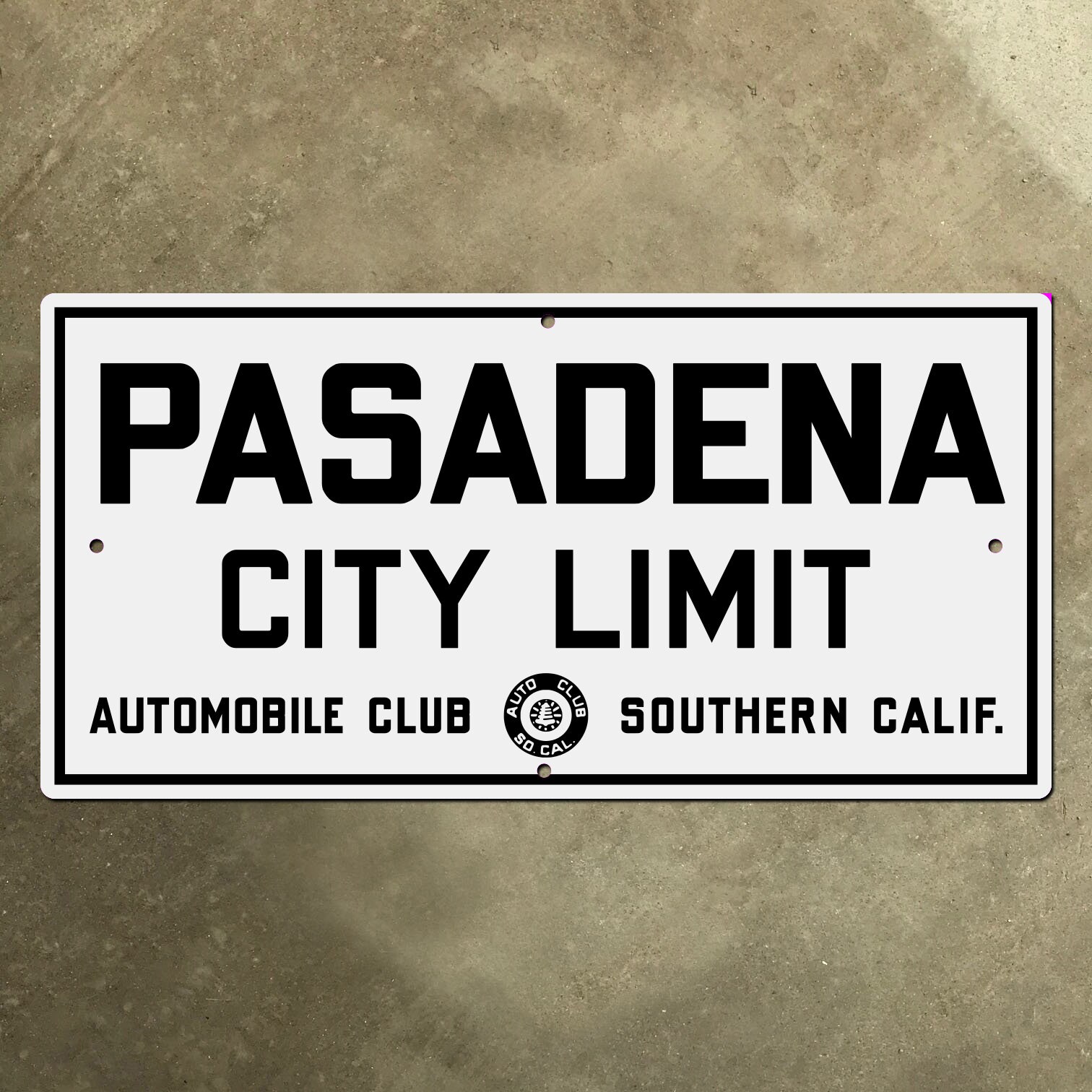 Pasadena California ACSC City Limit Boundary Highway Road Sign - Etsy