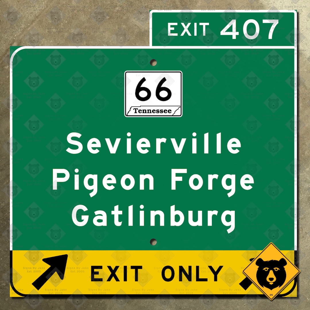 Tennessee State Route 66, Sevierville, Pigeon Forge, Gatlinburg ...
