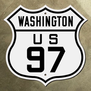 Washington US Highway 97 Marker Route Shield Road Sign 1926 Yakima ...