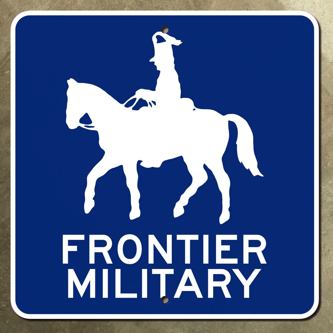 Kansas Frontier Military Scenic Byway Highway Marker Road Sign ...