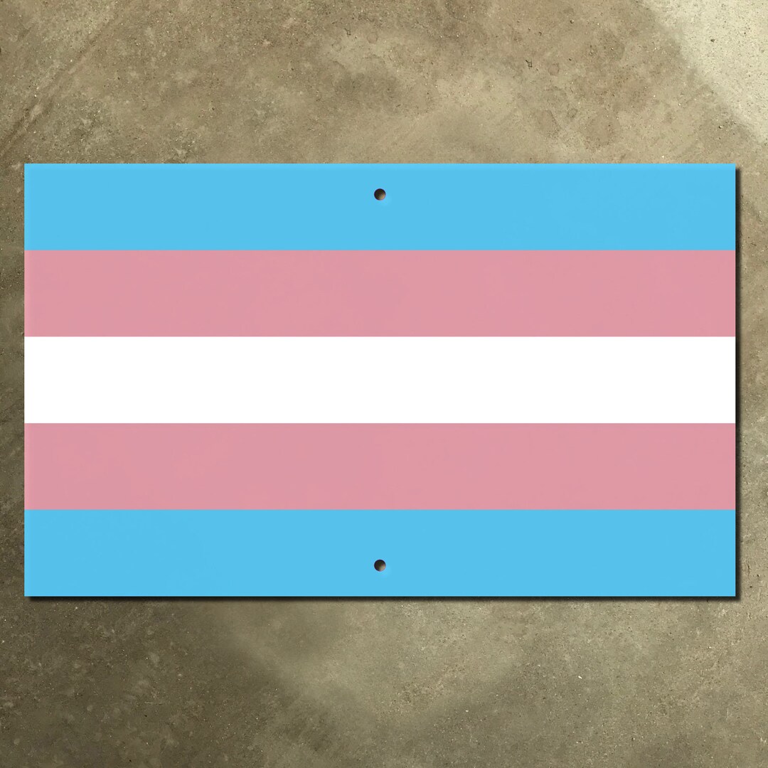 Transgender Flag LGBTQIA Pride Highway Style Road Sign Marker - Etsy