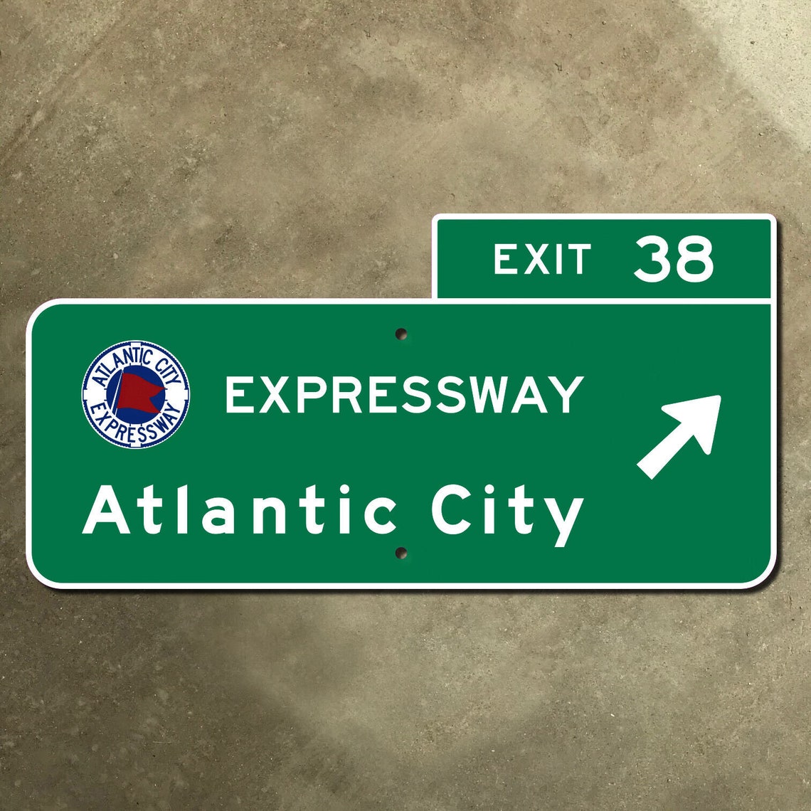 New Jersey Highway Marker Road Sign Atlantic City Expressway - Etsy