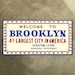 Brooklyn New York City Limit Highway Marker Road Sign 1976 Bicentennial ...