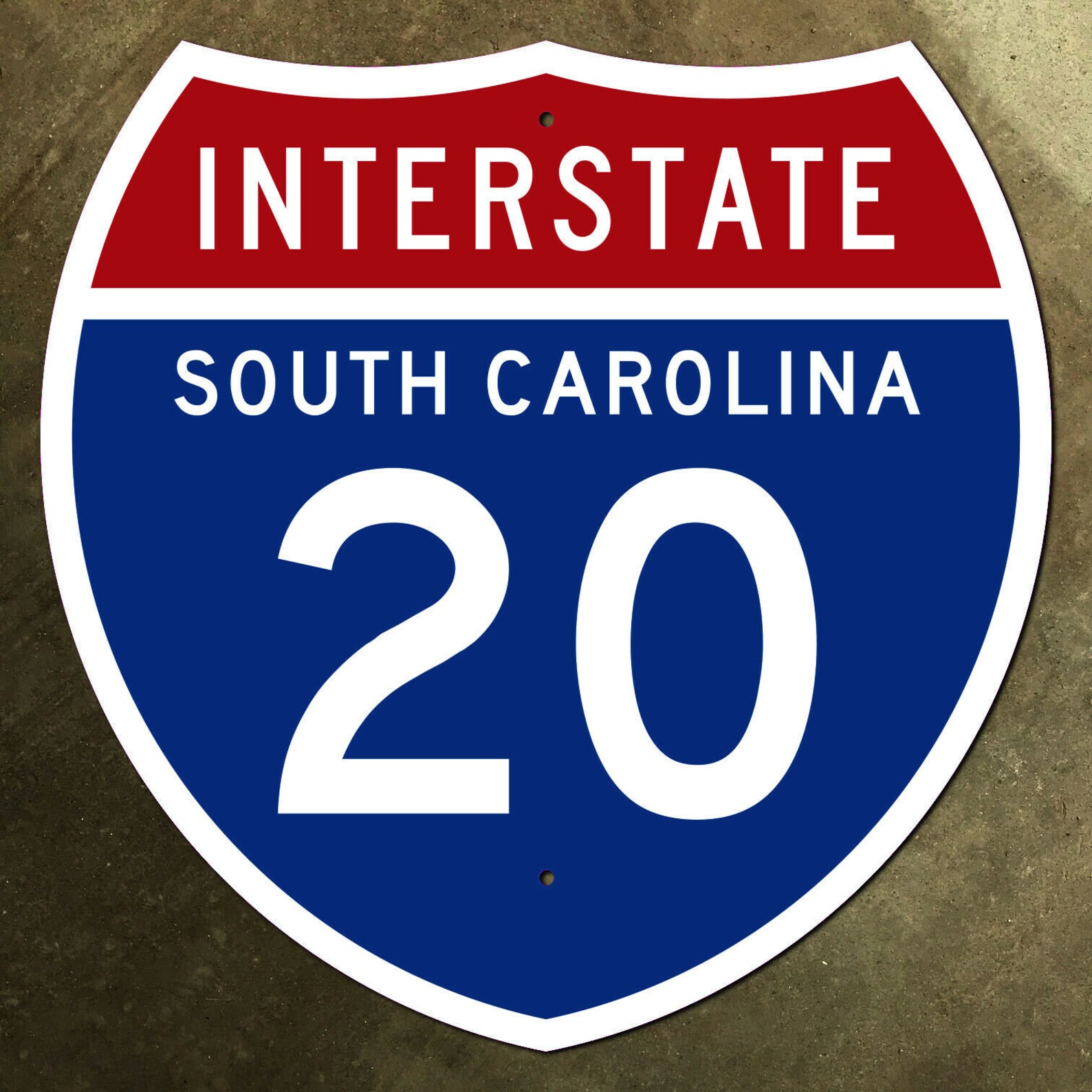 South Carolina Interstate Route 20 Highway Marker Road Sign - Etsy