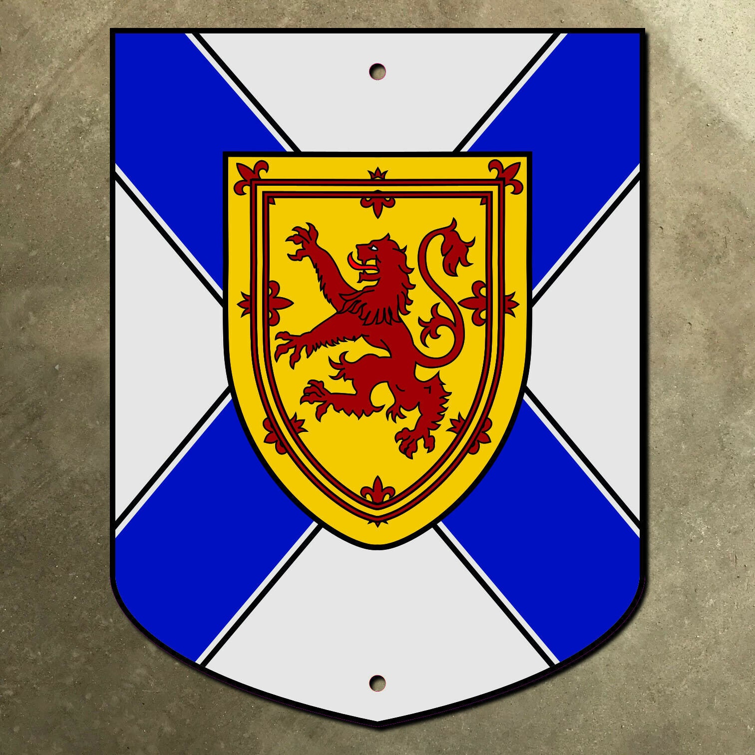 Nova Scotia provincial coat of arms sign 1625 shield crest | Etsy