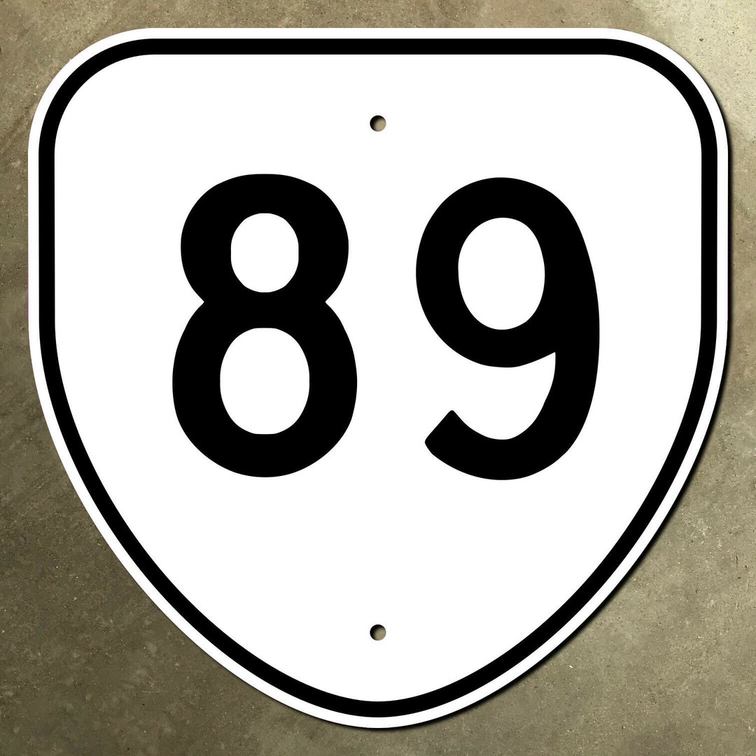 Virginia State Highway 89 Marker Route Shield Road Sign 1951 Galax - Etsy