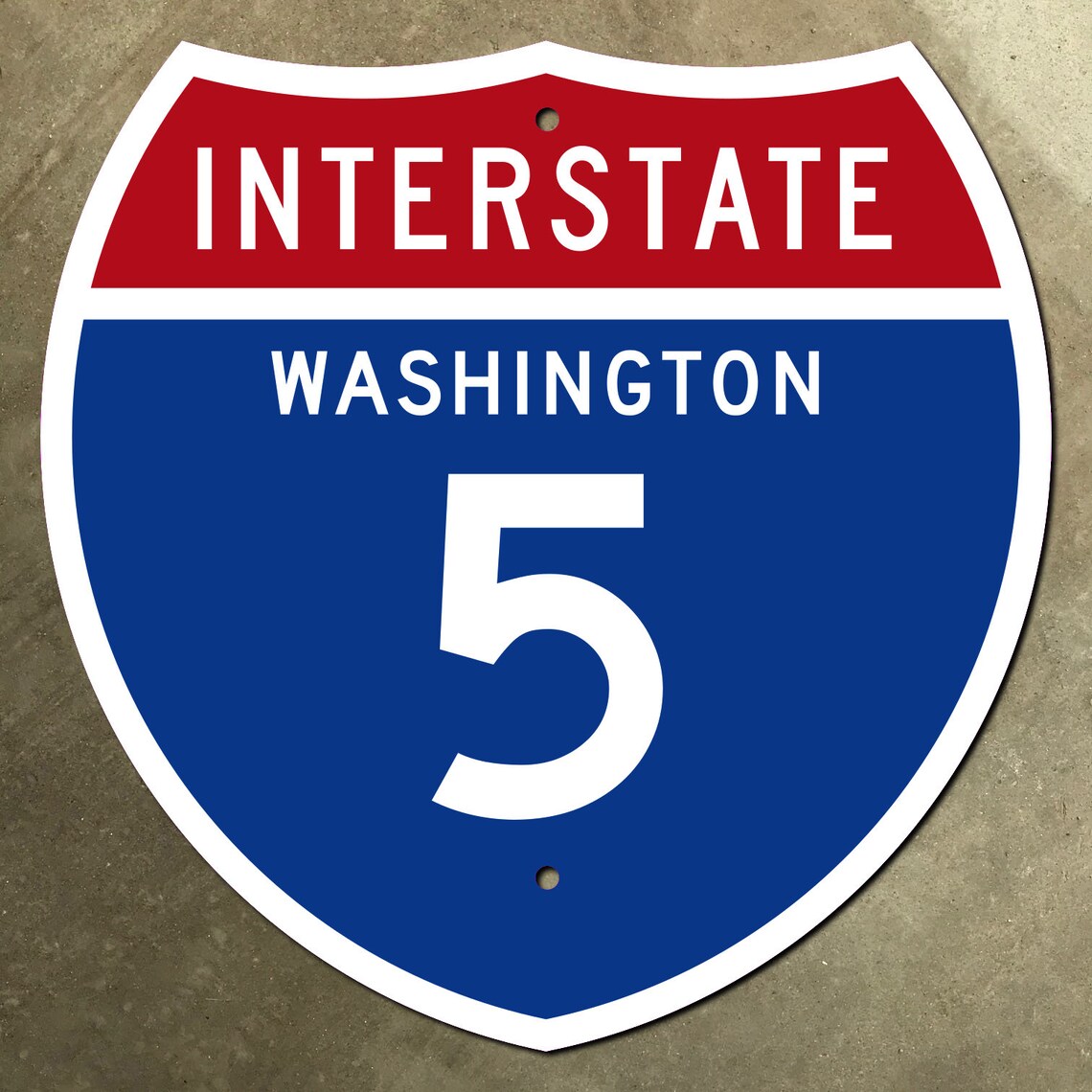 Washington Interstate Route 5 Highway Marker Road Sign Seattle - Etsy