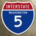 Washington Interstate Route 5 Highway Marker Road Sign Seattle 1957 - Etsy