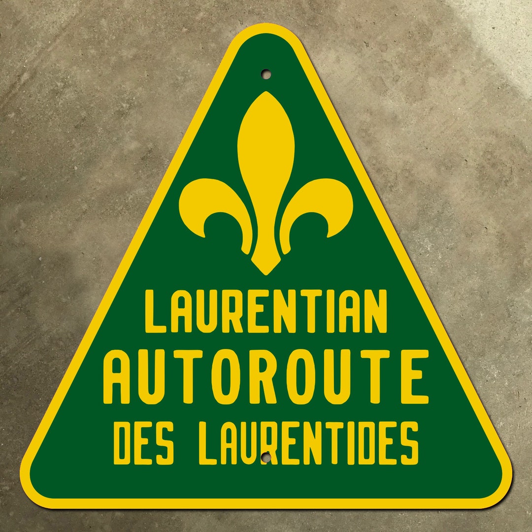 Quebec Autoroute De Laurentides Highway Route Marker Road Sign Canada ...