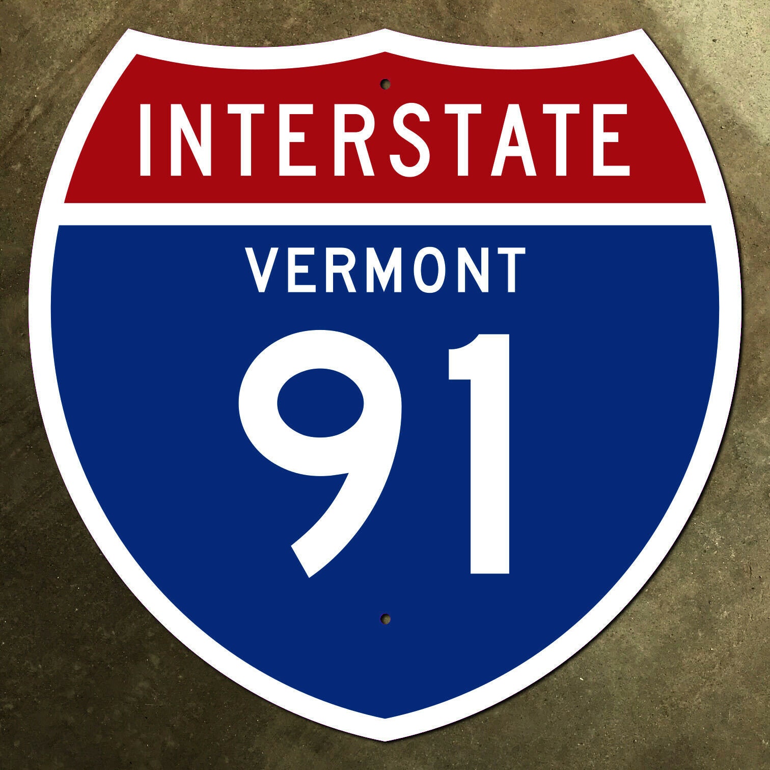 Vermont Interstate Route 91 Highway Marker Road Sign 1957 - Etsy