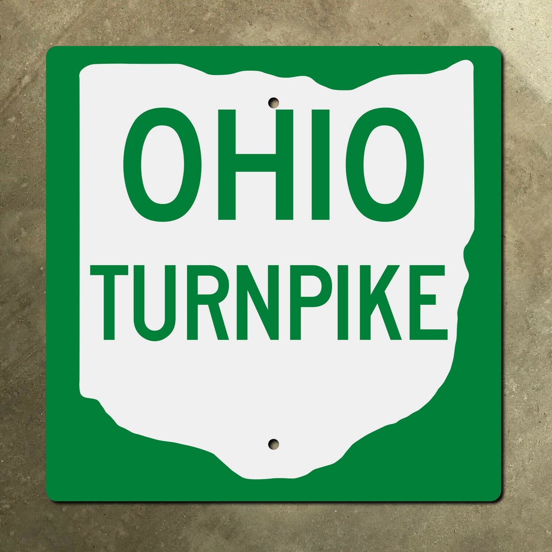 Ohio Turnpike Highway Marker Road Sign Route Shield 1971 - Etsy