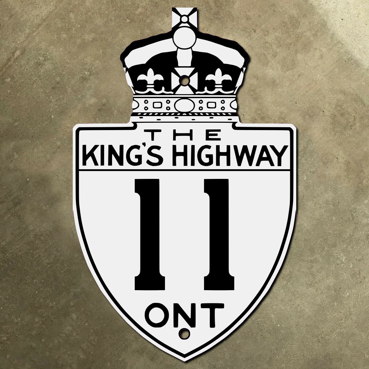 Ontario King's Highway 11 Route Marker Road Sign Canada - Etsy