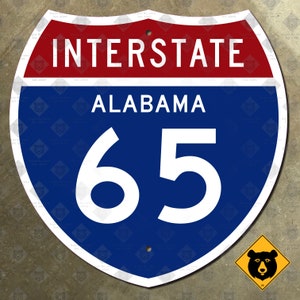 Alabama Interstate Route 65 Mobile Montgomery Birmingham Highway Road ...