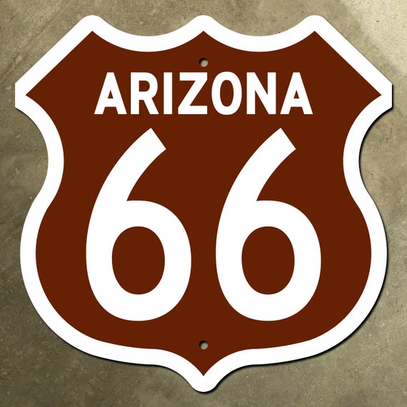 Route 66 California State Flag Highway Shield Novelty Metal Arrow Sign ...