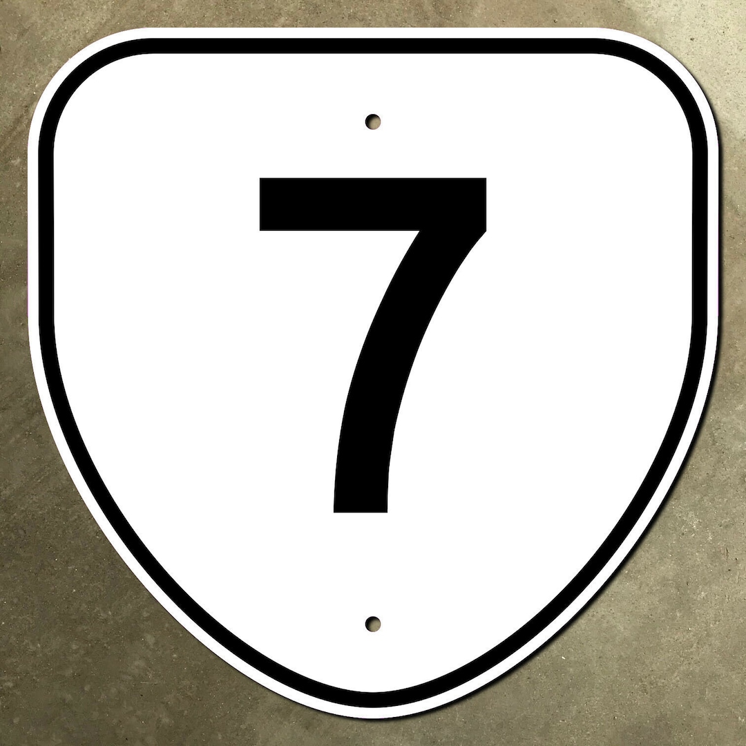 Virginia State Highway 7 Marker Route Shield Road Sign 1957 Winchester ...