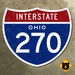 Ohio Interstate 270 Highway Sign Route Marker Outerbelt Columbus Grove ...