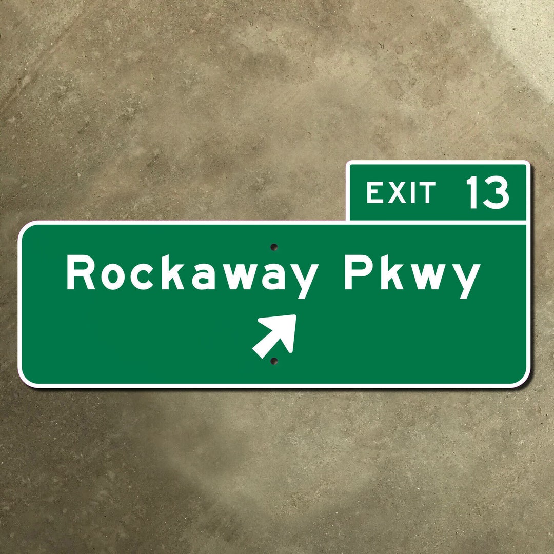 Brooklyn New York Rockaway Parkway Exit 13 Belt Freeway Highway Exit ...