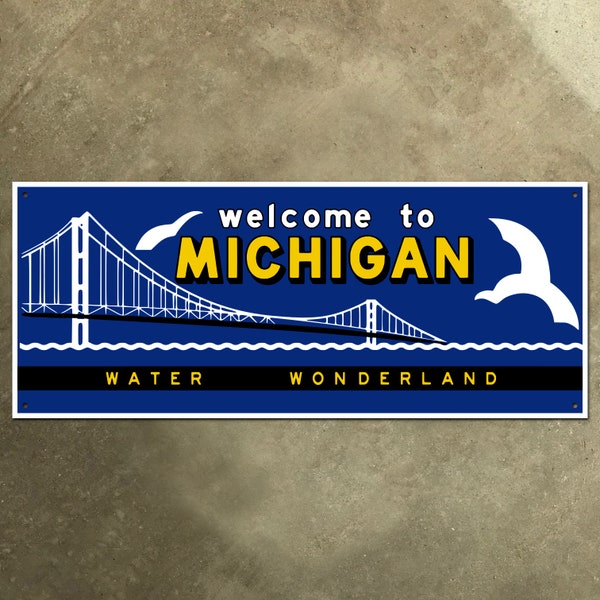 Michigan Road Sign - Etsy