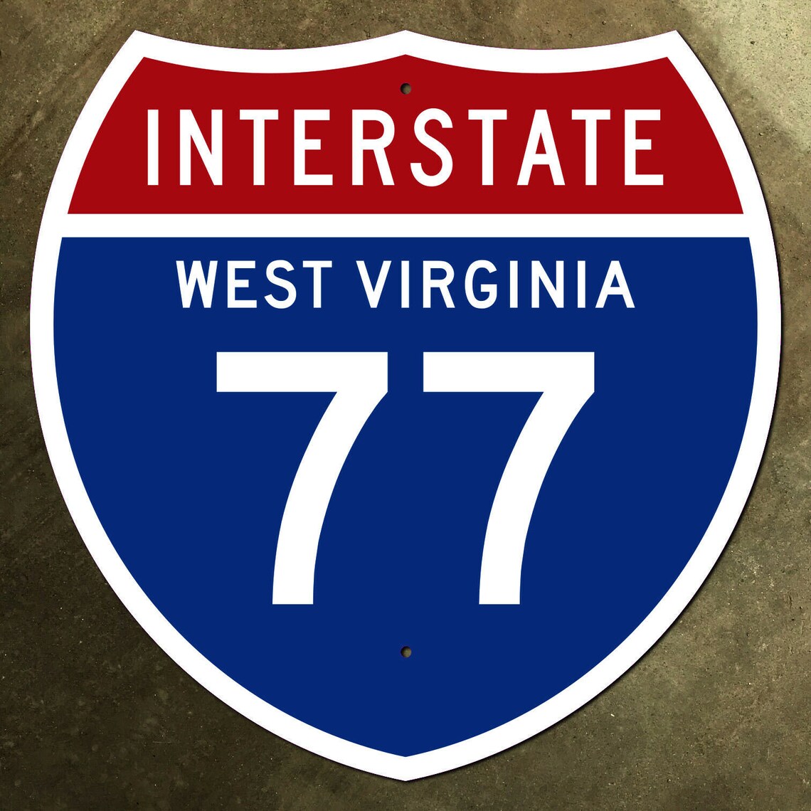 West Virginia Interstate Route 77 Highway Marker Road Sign - Etsy