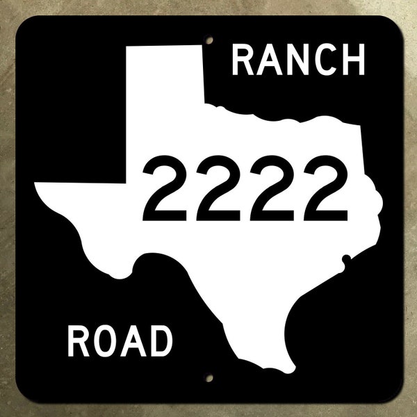 Texas Farm to Market Road Sign - Etsy