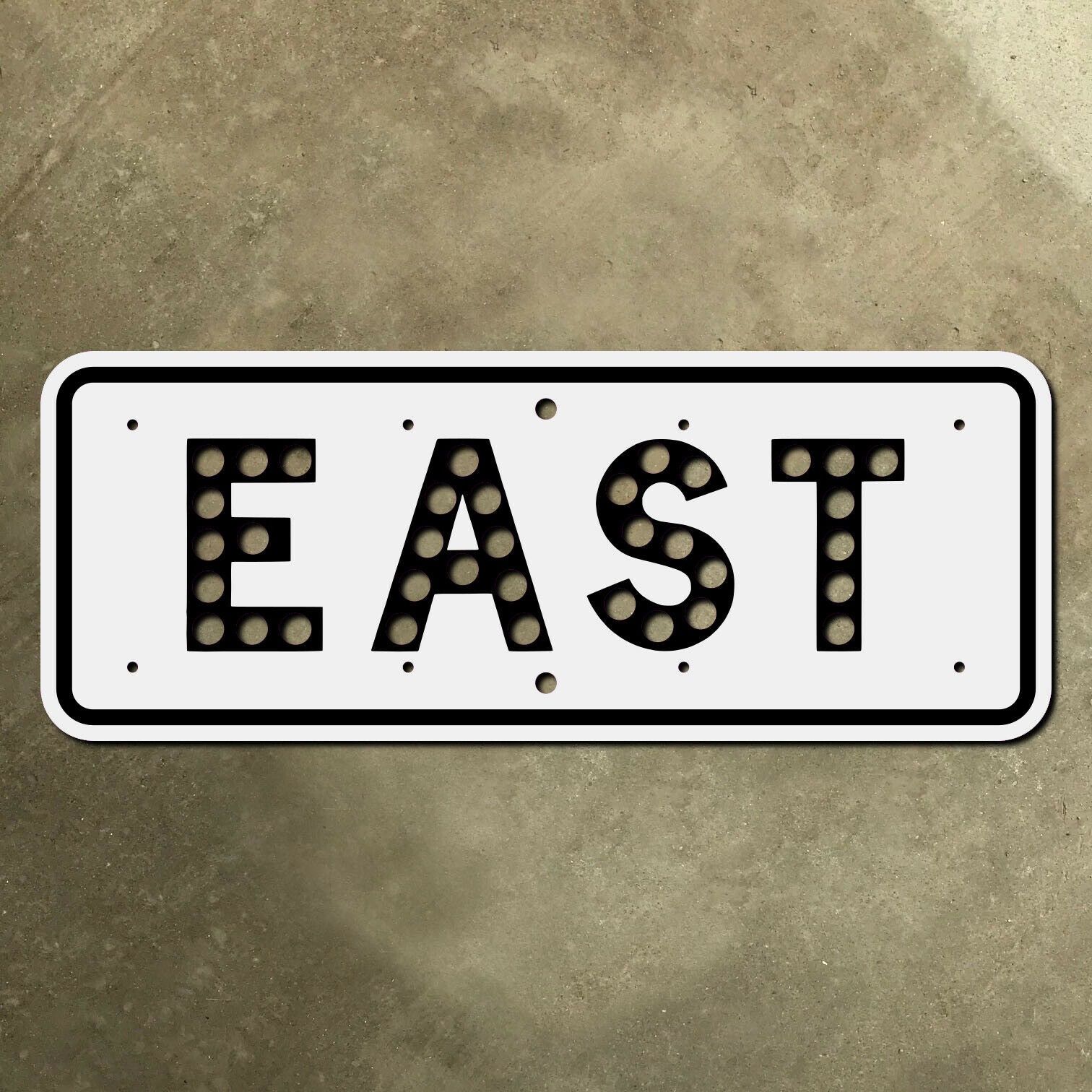 California EAST Banner Highway Road Sign 1956 24x9 With - Etsy