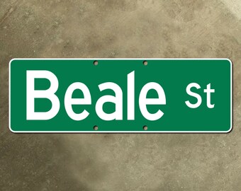 Beale Street Sign - Etsy