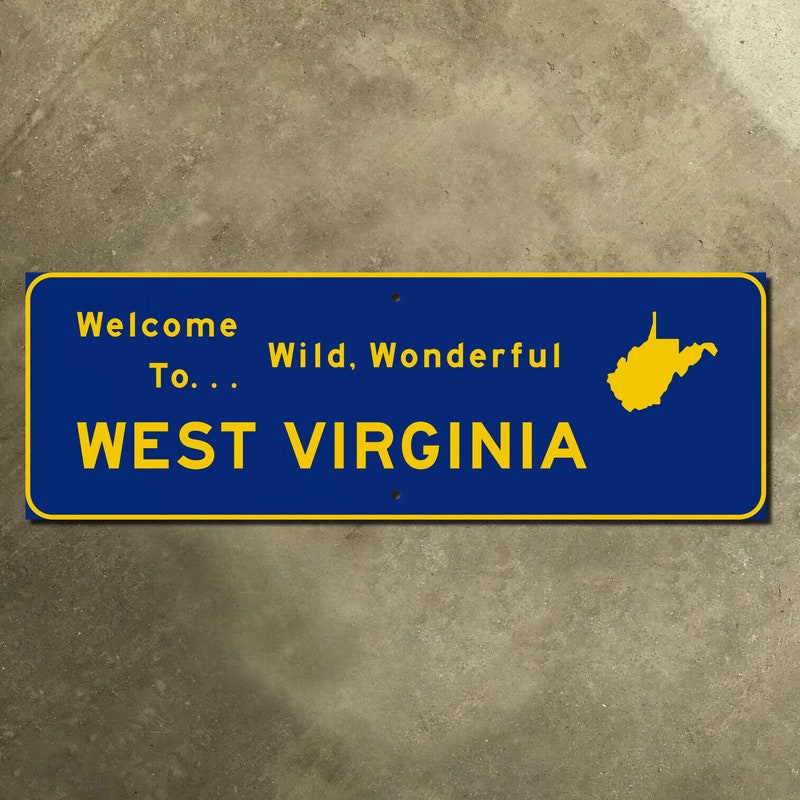 West Virginia Sign - Etsy