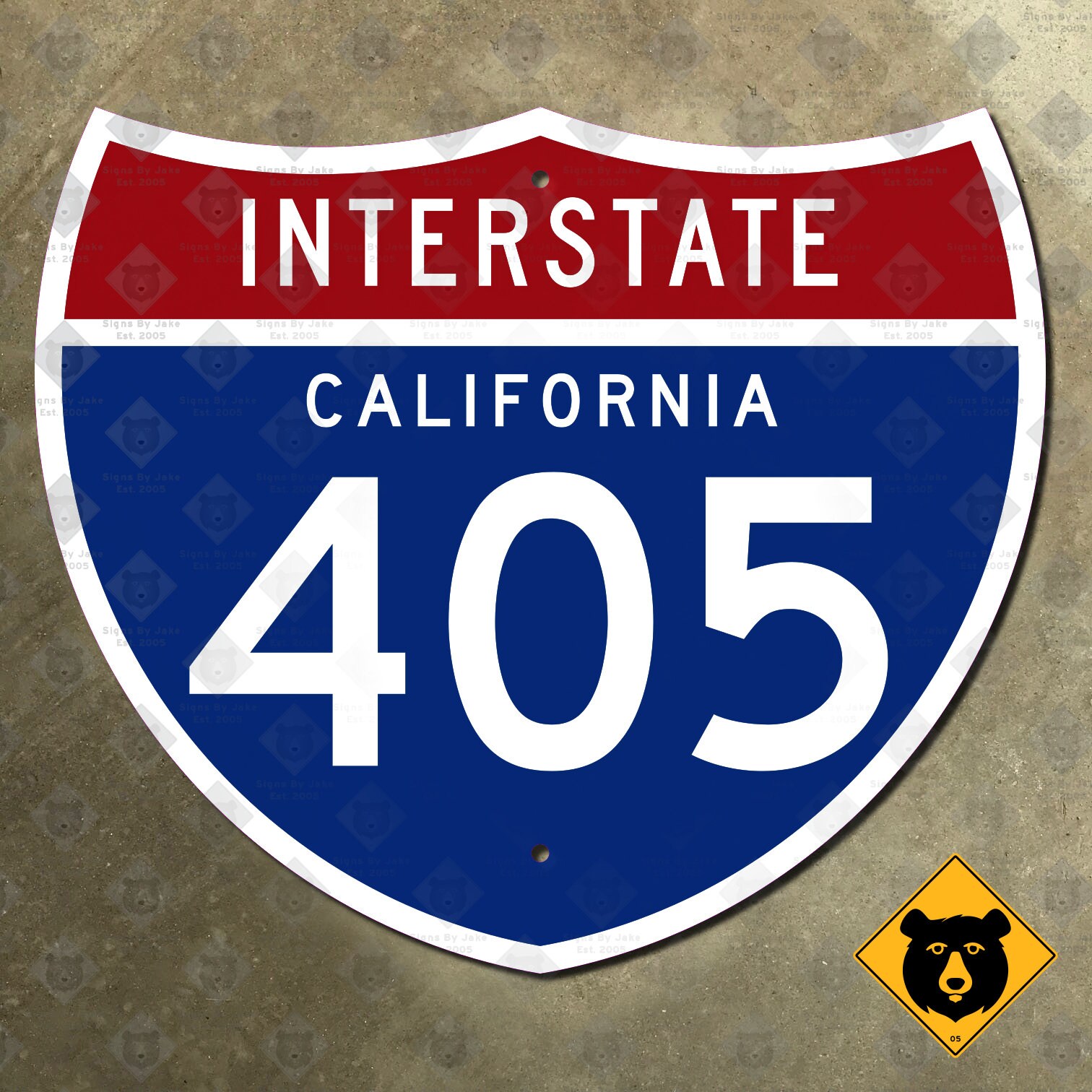 California Interstate Route 405 Highway Marker Road Sign Los - Etsy