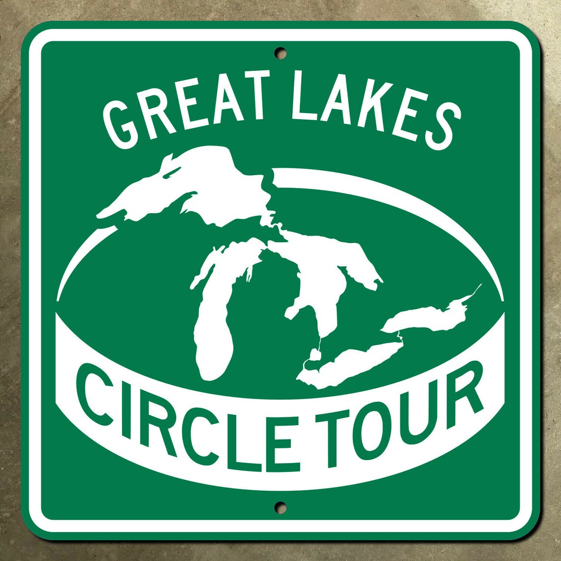 Great Lakes Circle Tour Highway Marker Road Sign Scenic - Etsy