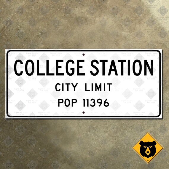 College Road Sign