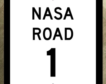 Space Road Sign - Etsy