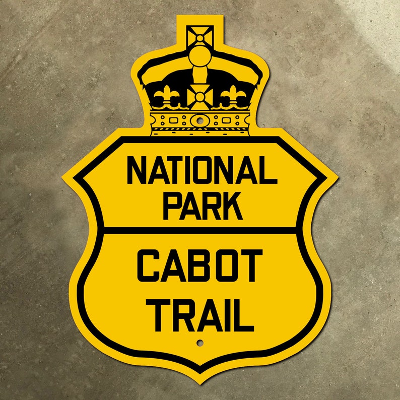 Canada National Park Cabot Trail Route Marker Highway Road - Etsy