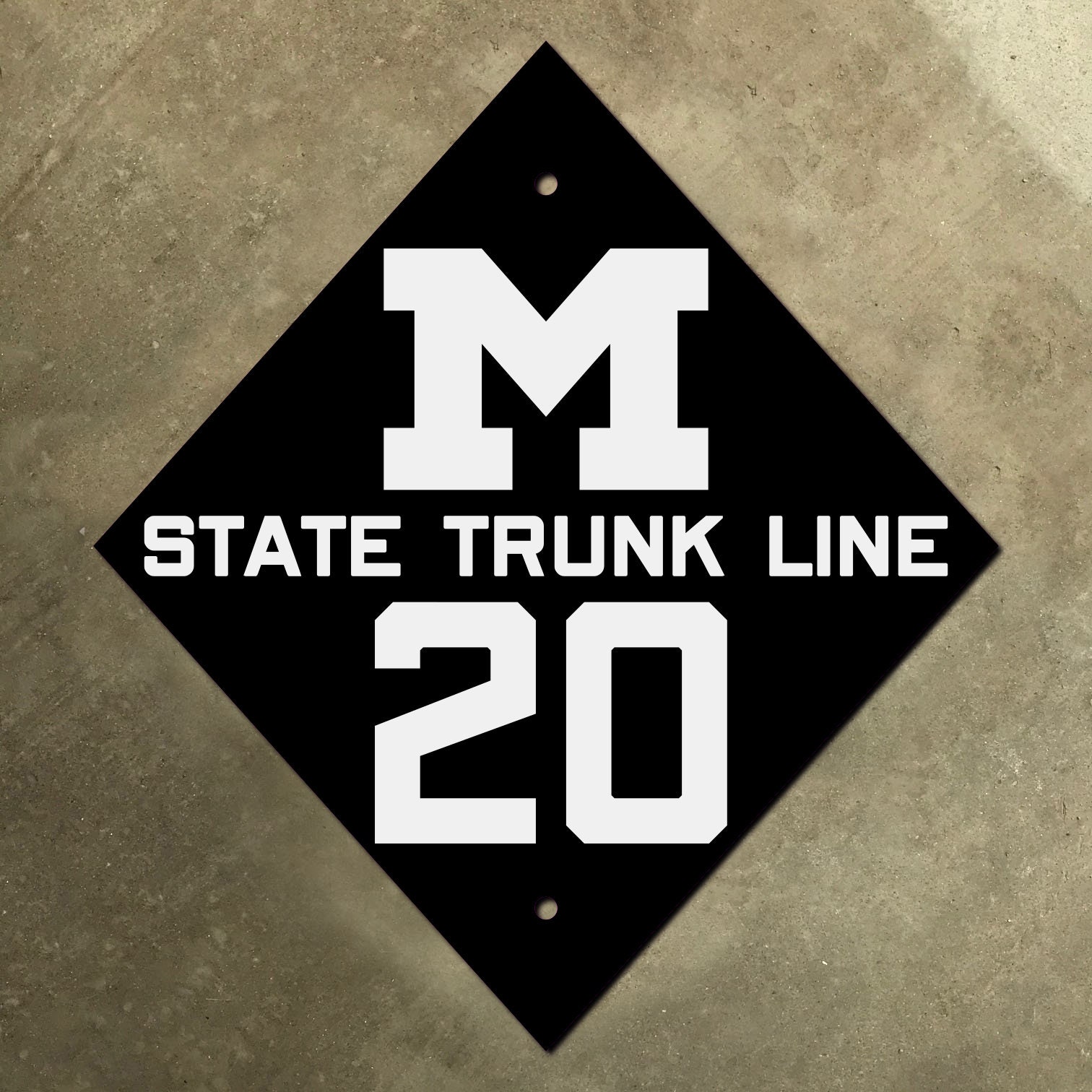 Michigan State Road Signs