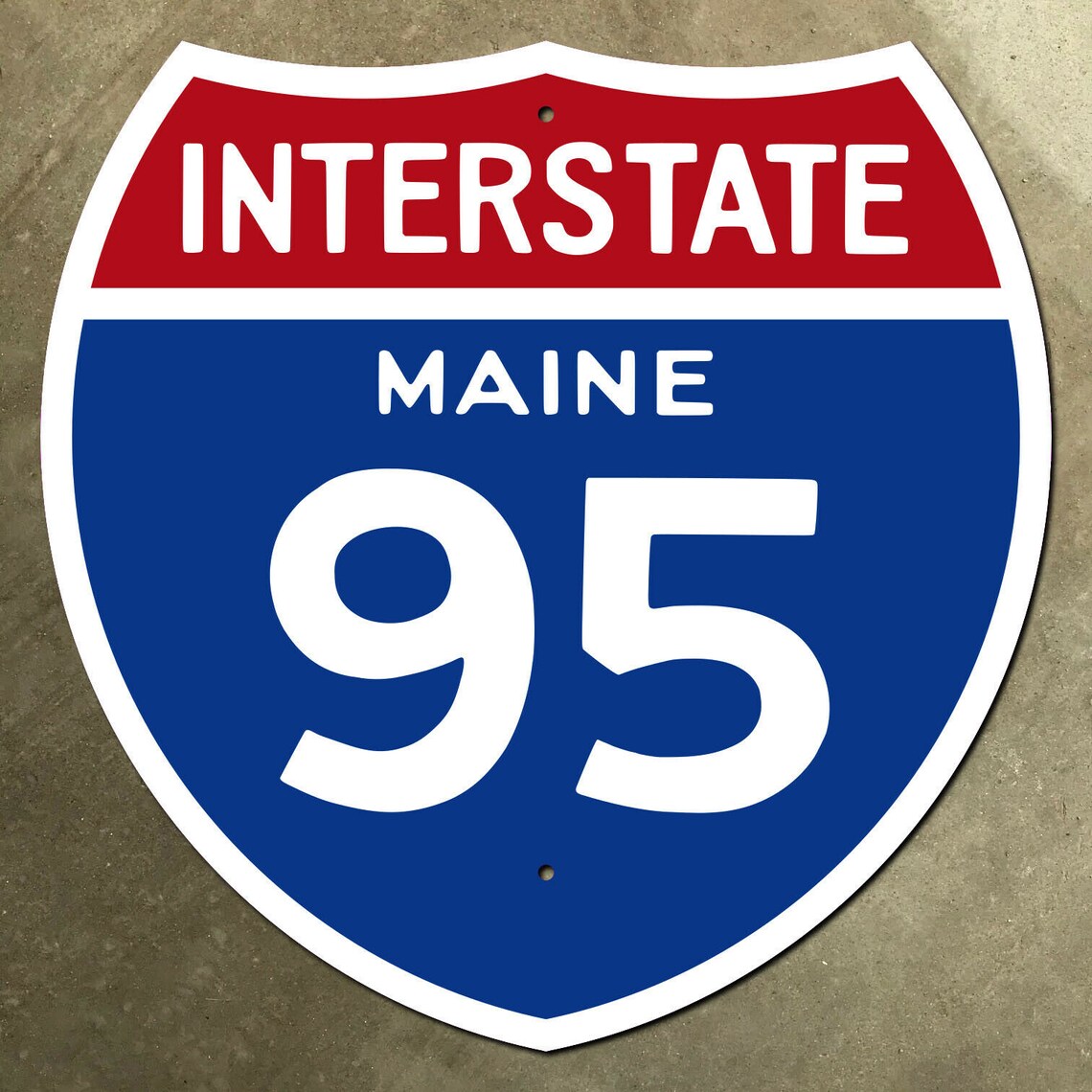Maine Interstate Route 95 Highway Marker Road Sign Portland - Etsy