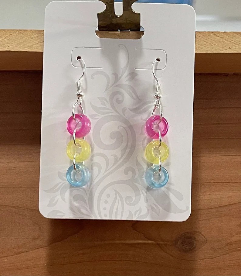 Pride Flags Kandi Chain Earrings - Etsy