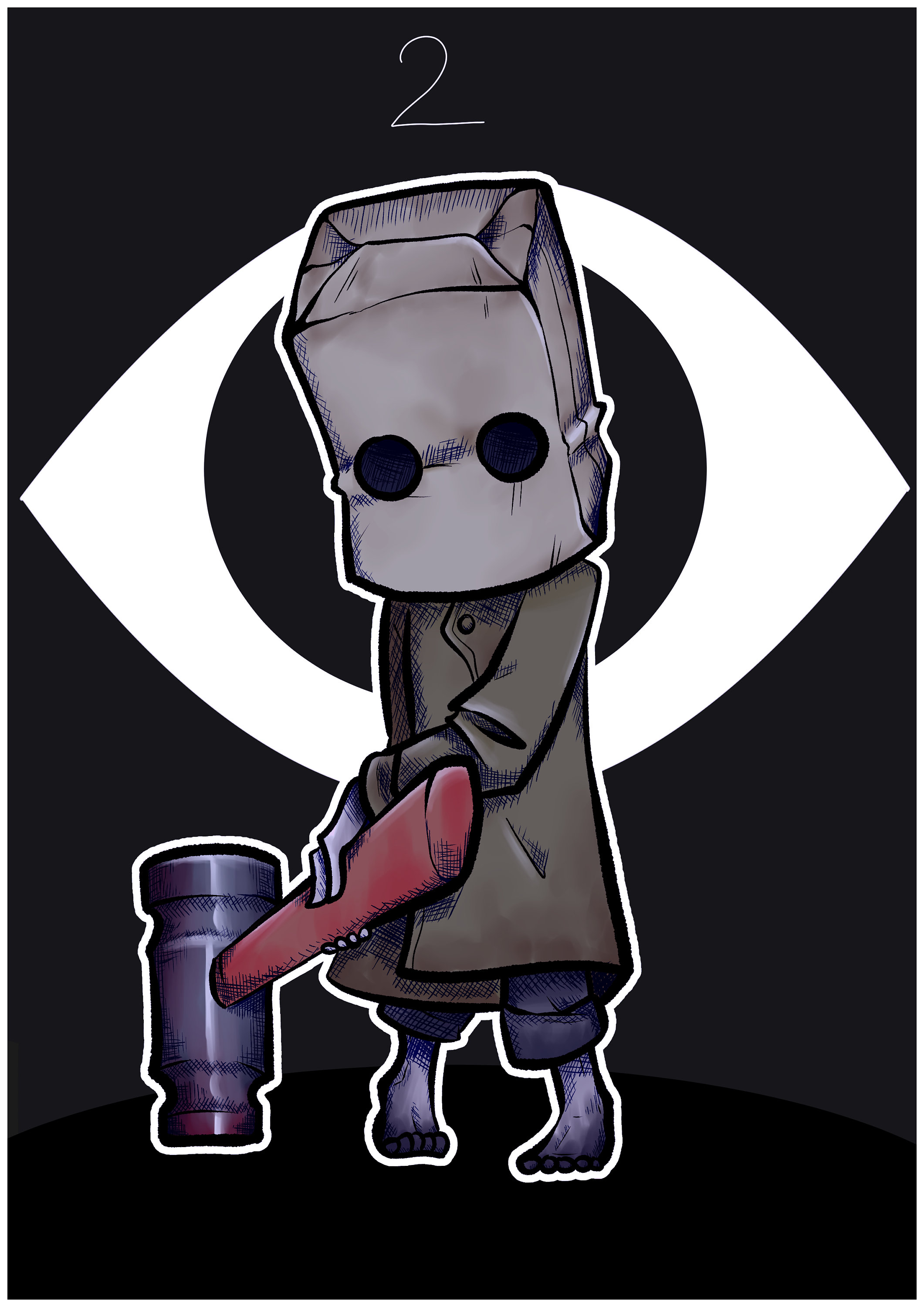 Digital print of Mono Little Nightmares 2Sixx poster print | Etsy