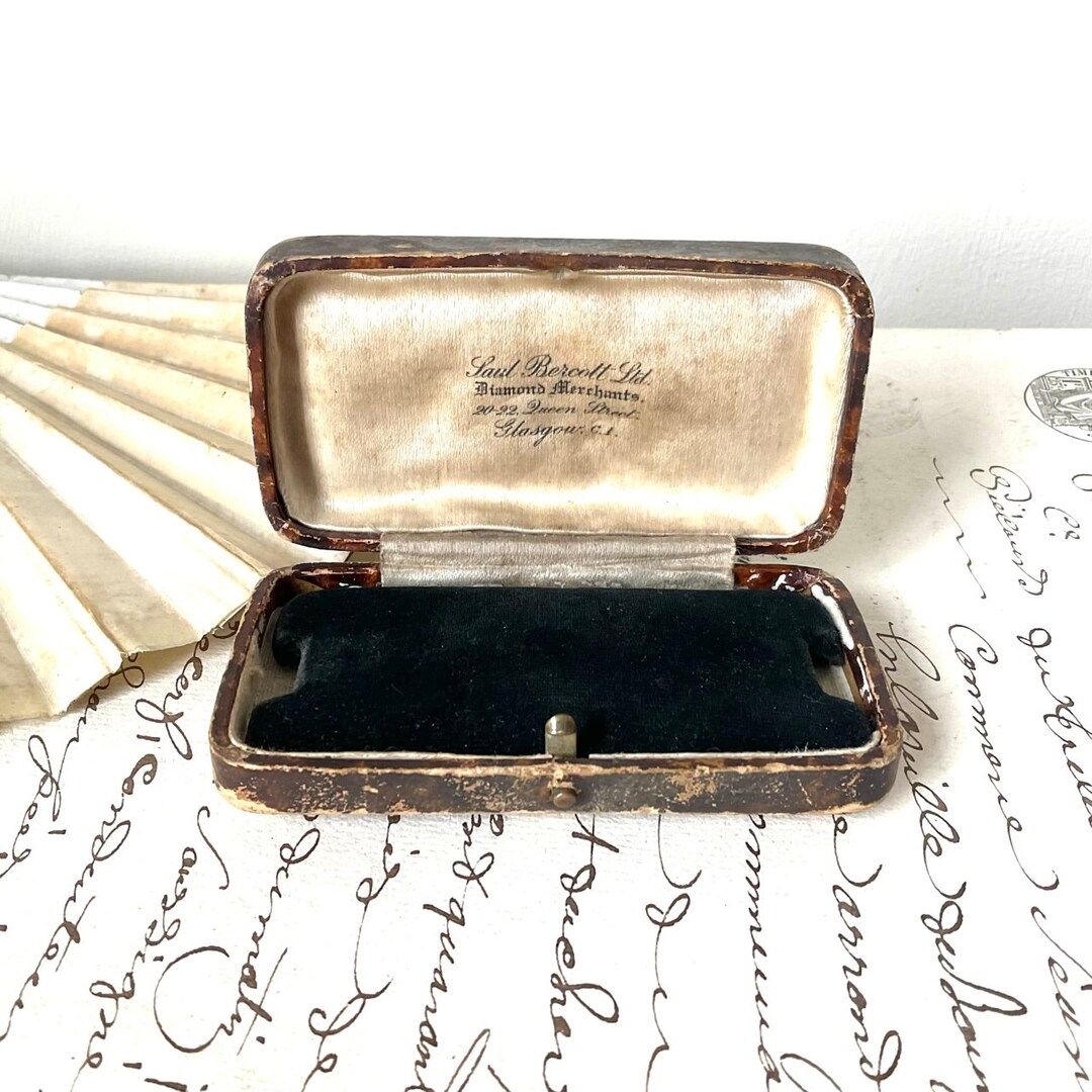 Antique Edwardian Brooch Display Box | Circa 1910-1930s | Saul Bercott ...