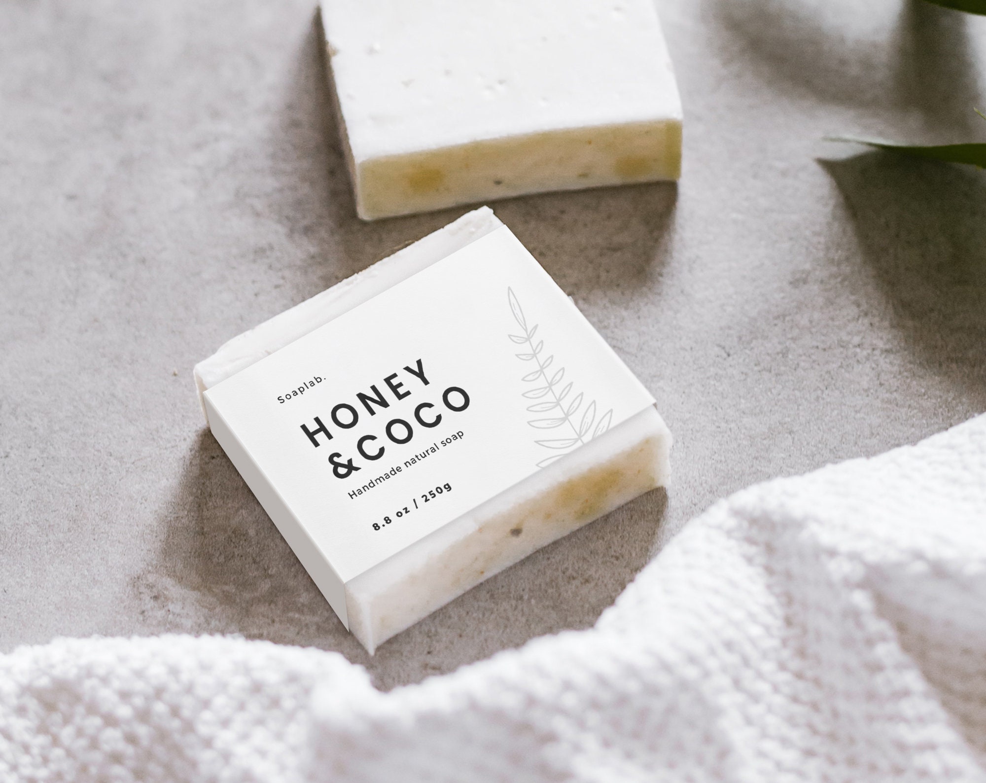 Soap Label Template 2 Sizes 2 Colors Minimalistic Simple | Etsy