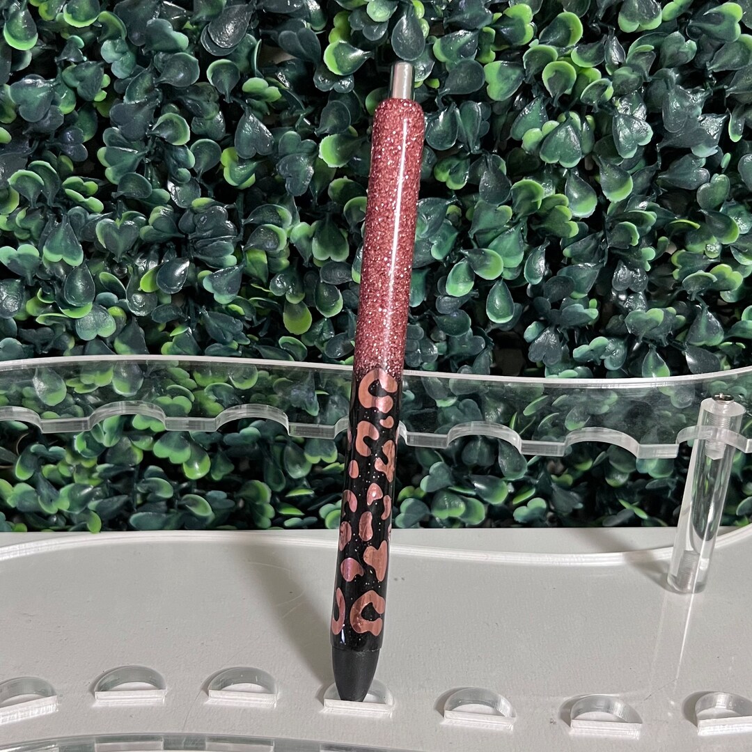 Glitter Pens Personalized Glitter Pens Inkjoy Gel Pen Rose Gold & Black ...