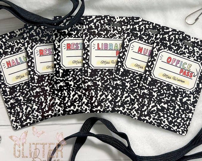 Classroom Hall Passes, Hall Pass, Teacher Gift, Classroom Gift, Gift ...