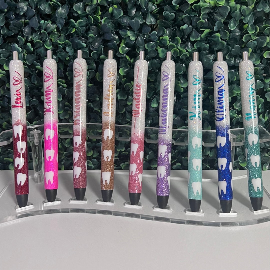 Glitter Pens, Glitter Pen, Custom Pen, Personalized Pen, Refillable Pen ...