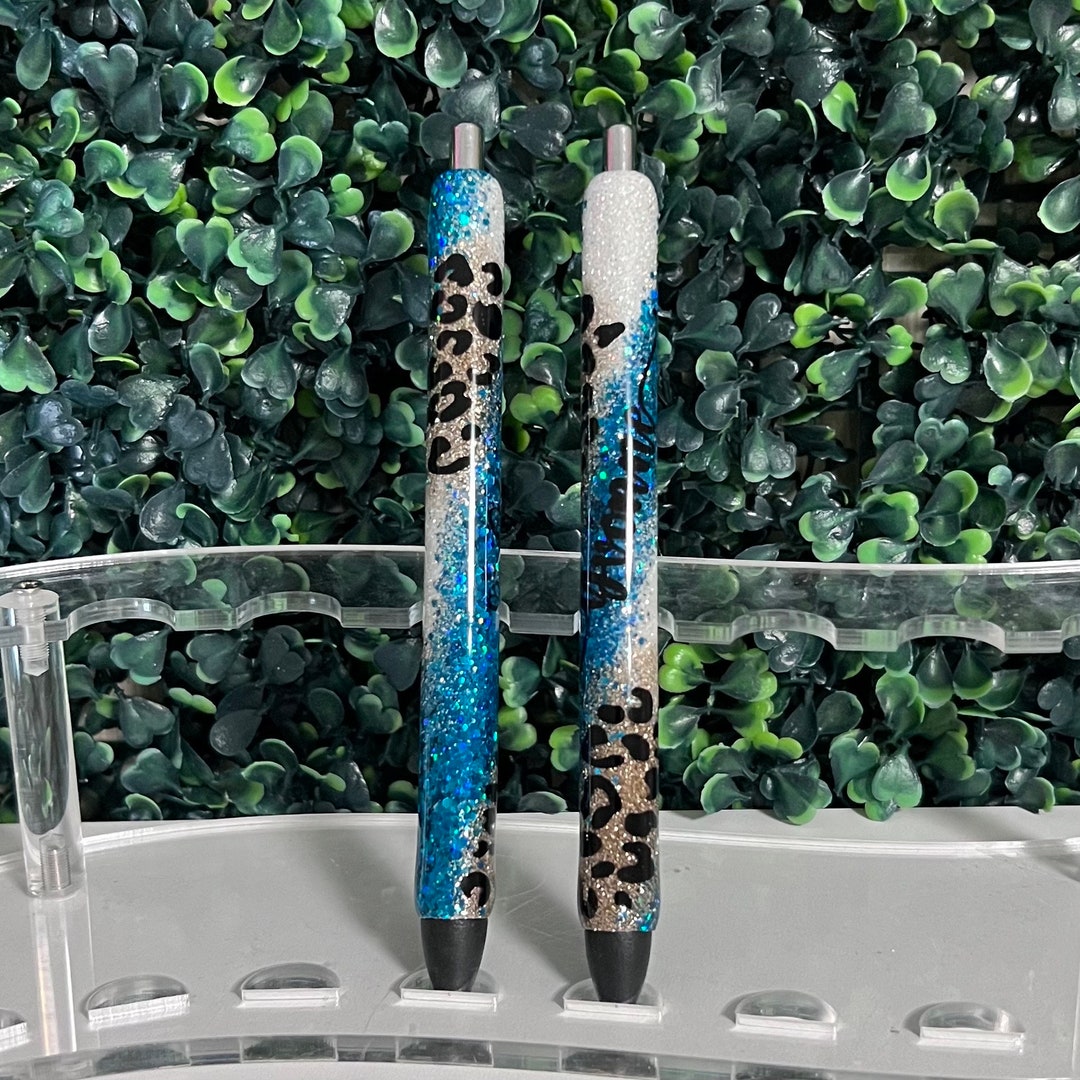 Glitter Pens Personalized Glitter Pens Inkjoy Gel Pen Blue Teal Gold ...