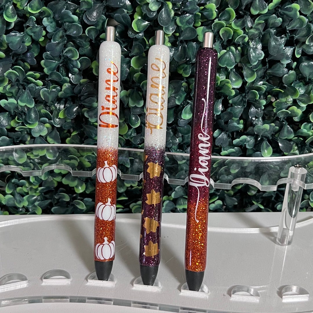 Glitter Pens Personalized Glitter Pens Inkjoy Gel Pen Fall Seasonal ...