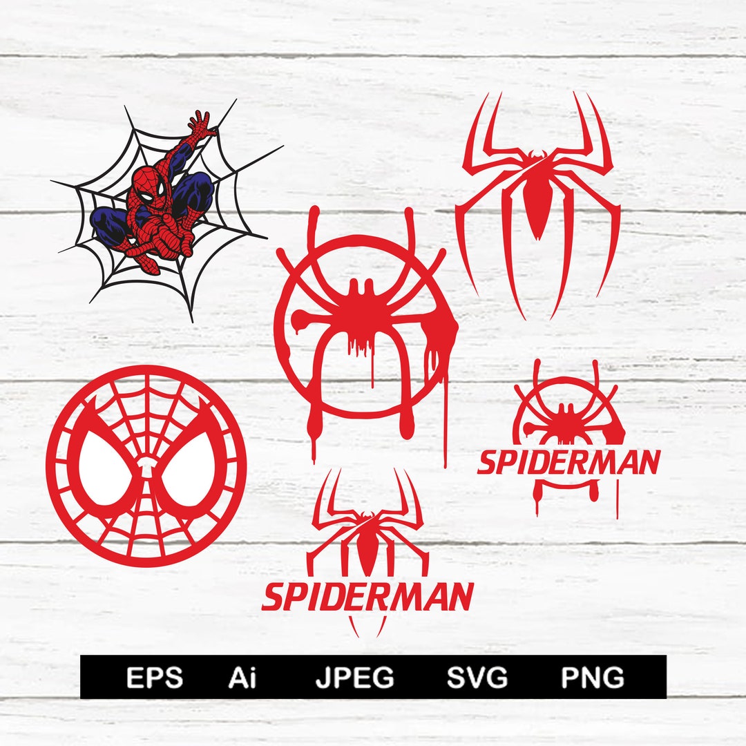 Spiderman - Miles Morales Logo - Spiderverse, PNG, DXF, Cut Files ...