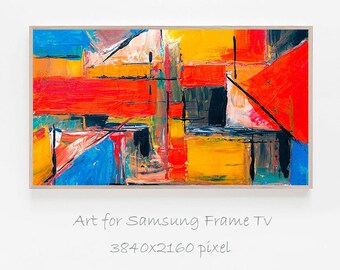 Contemporary Frame Art TV, Abstract Digital Art, Art for TV, Frame Art ...