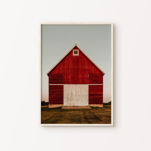 Red Barn Prints - Etsy