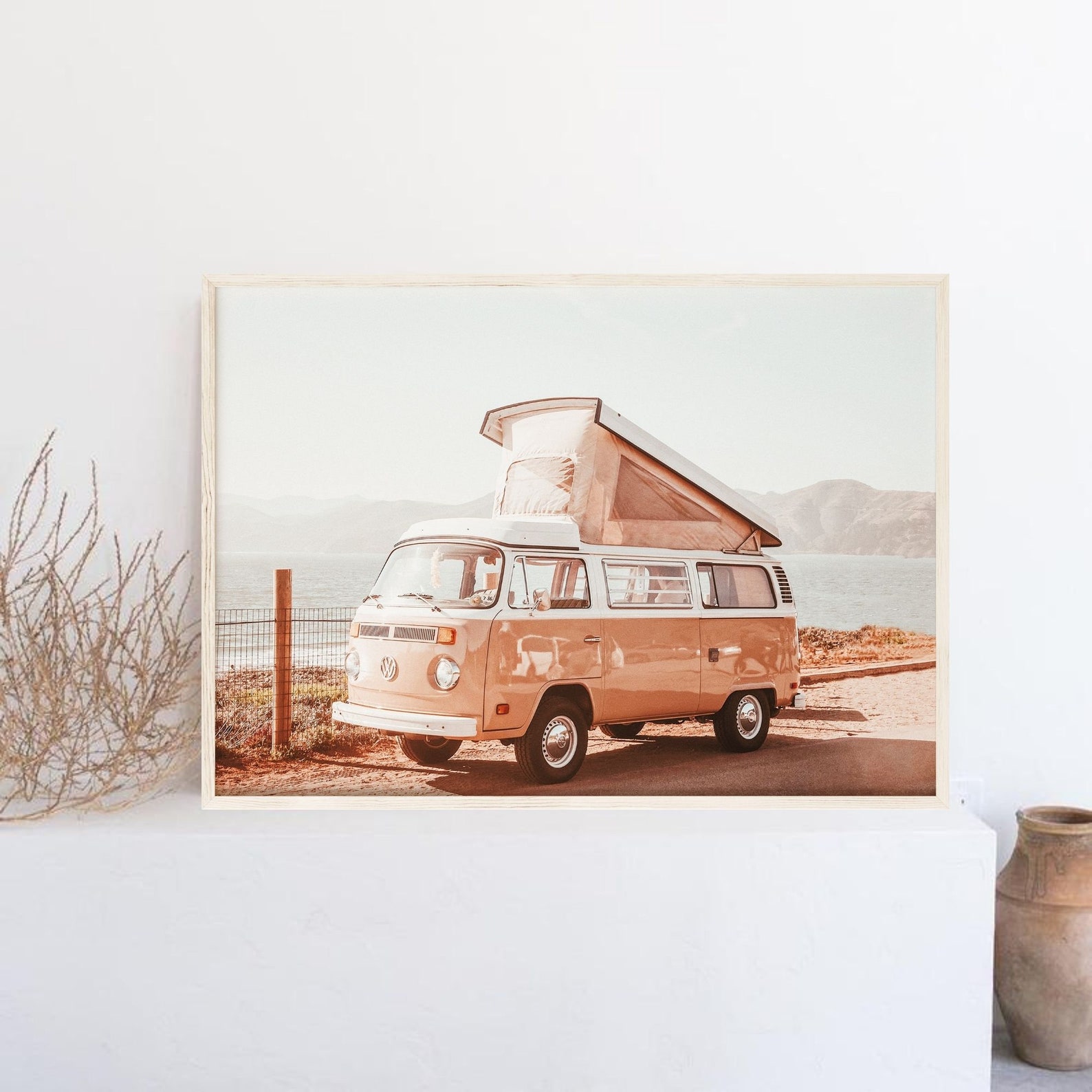 Retrò Van Prints Surf Van DIGITAL Poster Beach Cottage - Etsy UK
